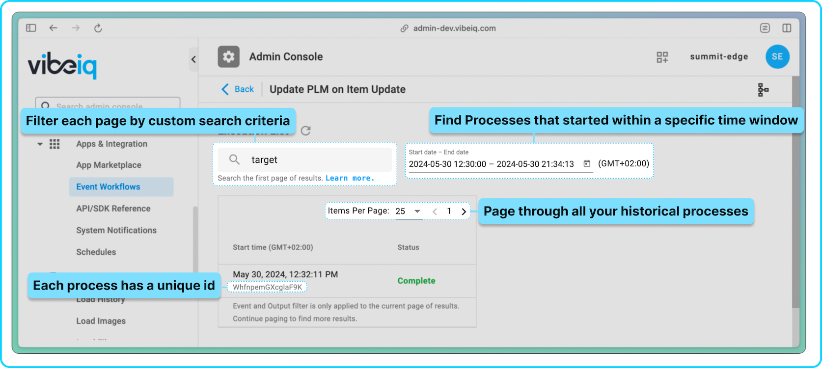 Paginate, Search, and Share Event Workflow Processes - Contrail Docs